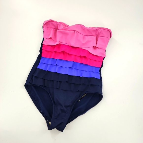 magic suit | Swim | Magic Suit Pink Purple Navy Blue One Pice Swimsuit ...